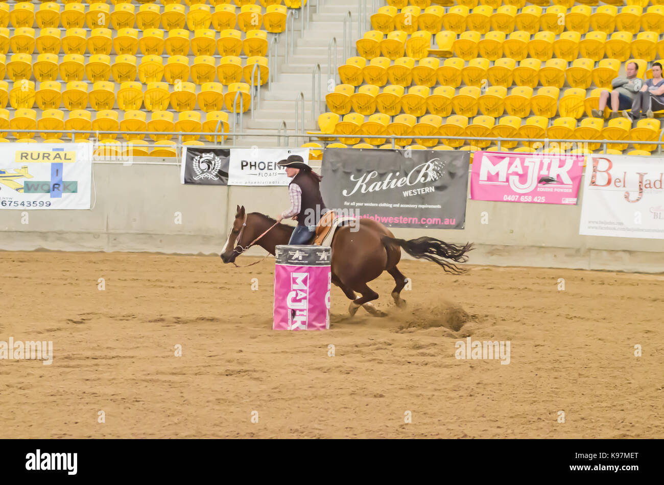Horse Sports, Ladies National Finals Barrel Race at the Australian ...