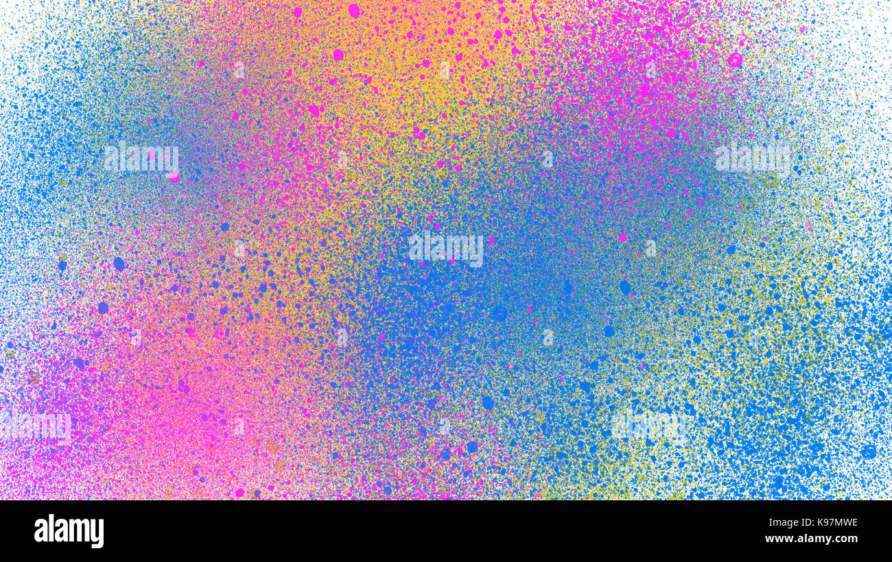 Colorful paint splash Stock Photo - Alamy