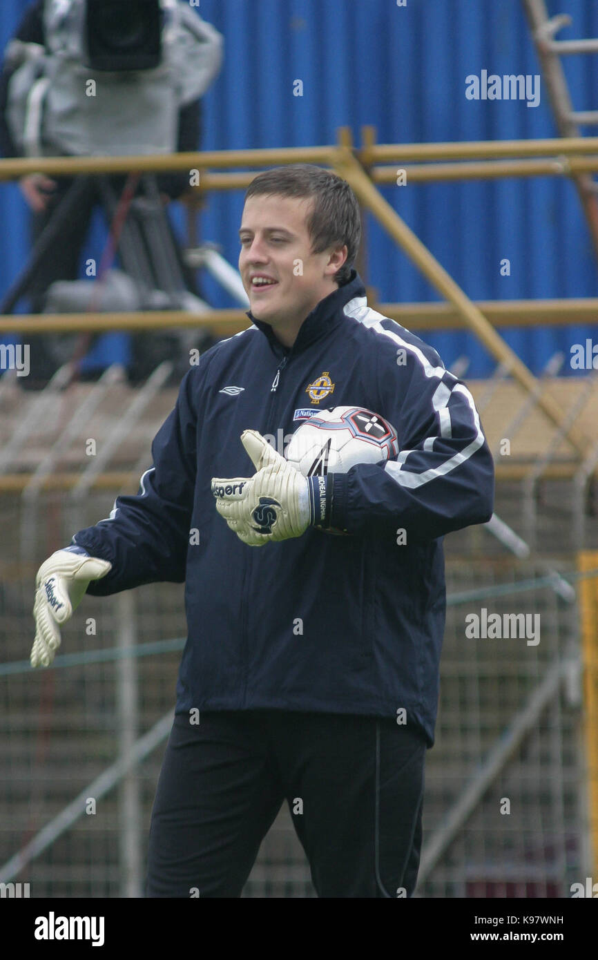 Michael ingham northern ireland international footballer 2005 hi-res ...