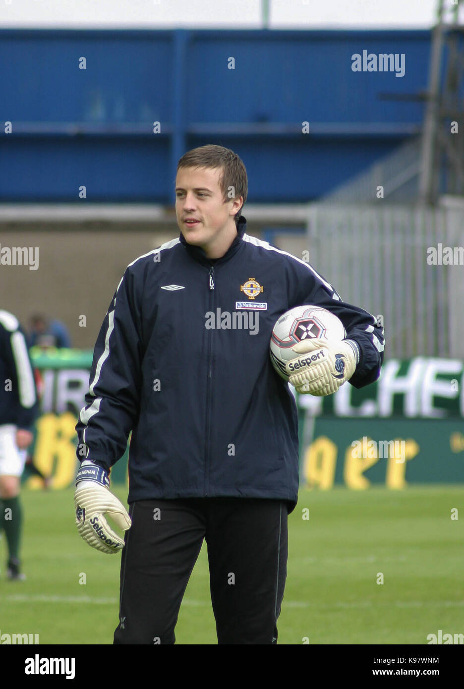 Michael ingham northern ireland international footballer 2005 hi-res ...