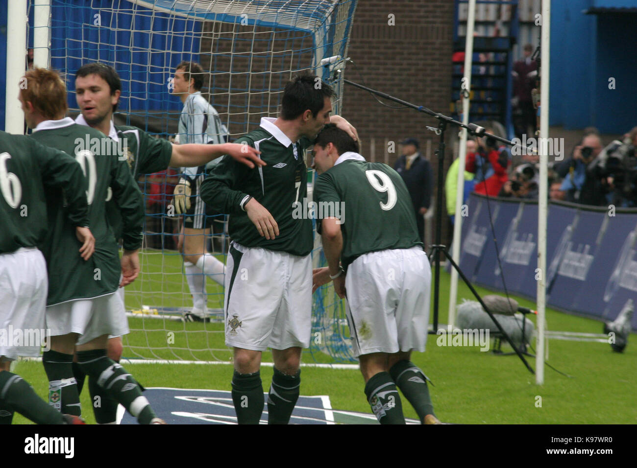 International football northern ireland germany 2005 hi-res stock ...