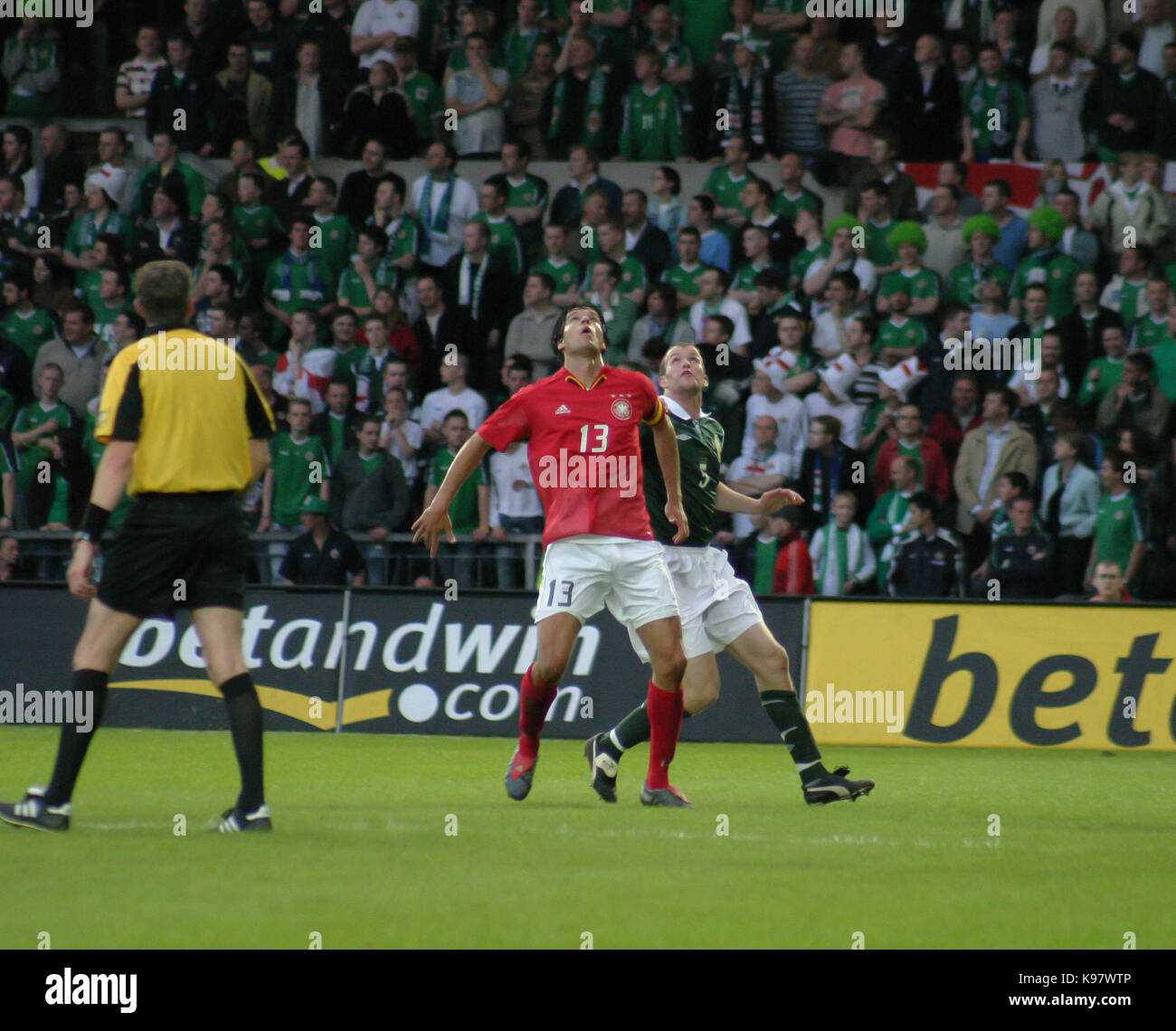 Mark clyde playing for northern ireland hi-res stock photography and ...