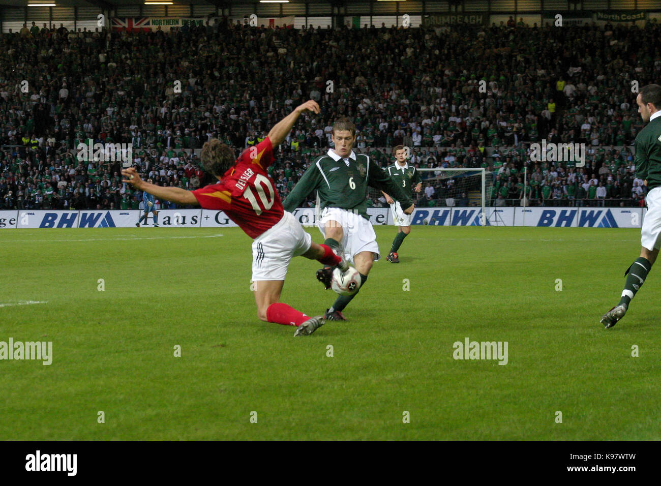 Northern Ireland v Germany at Windsor Park, Belfast on 04 June 2005 ...