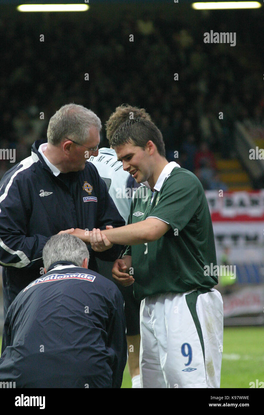 Northern Ireland v Germany at Windsor Park, Belfast on 04 June 2005 ...