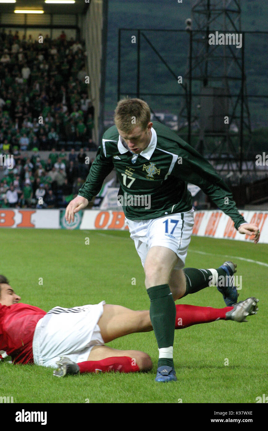 International football northern ireland germany 2005 hi-res stock ...
