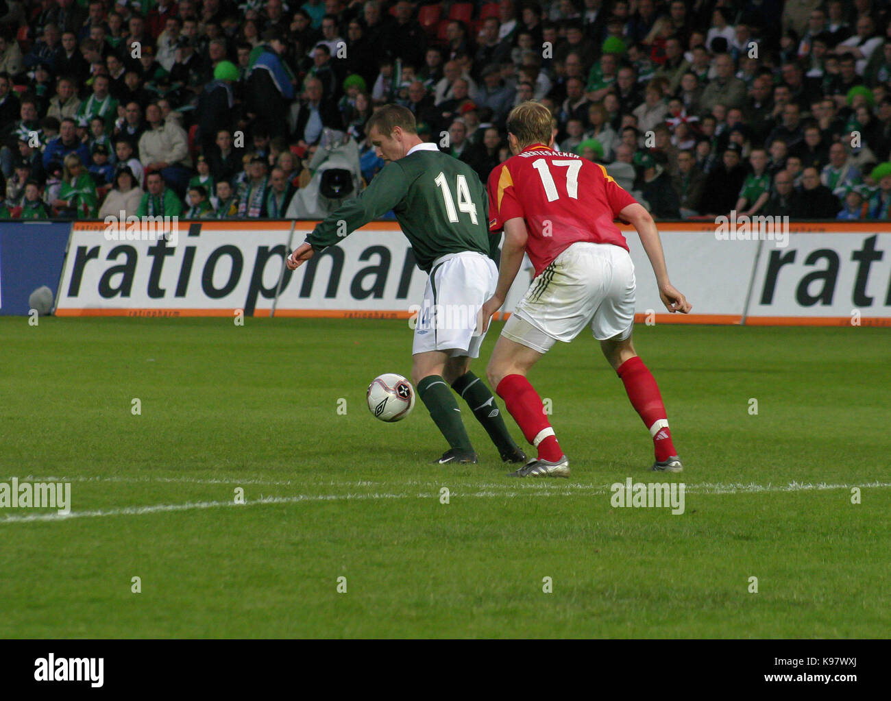 Northern Ireland v Germany at Windsor Park, Belfast on 04 June 2005 ...