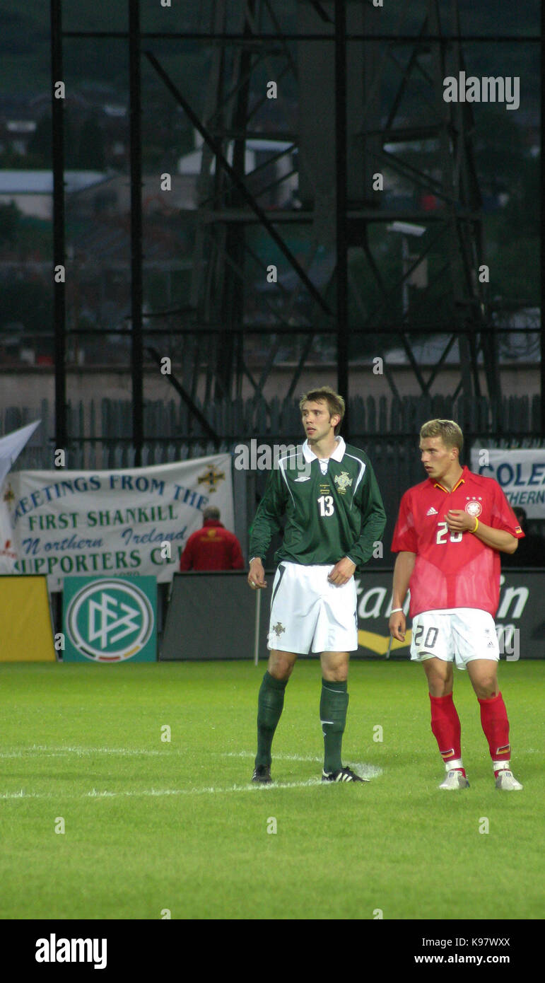 International football northern ireland germany june 2005 hi-res stock ...