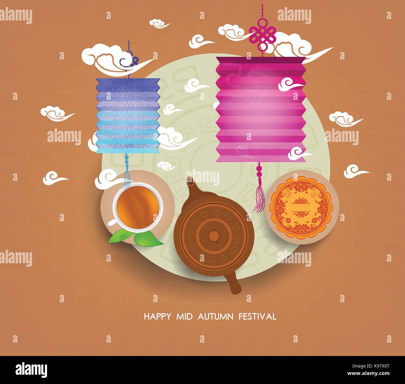 Chinese pot Stock Vector Images - Alamy