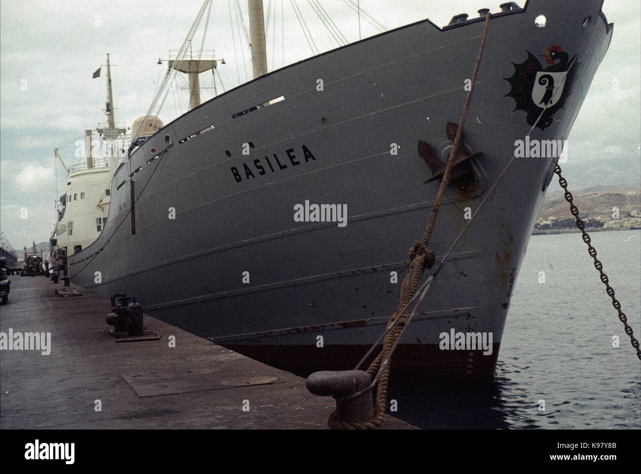 1950s cargo ship hi-res stock photography and images - Alamy