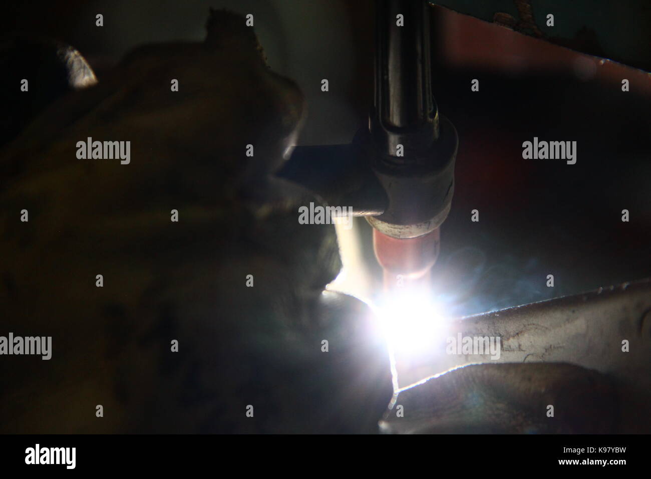 Beautiful welding shots Stock Photo - Alamy