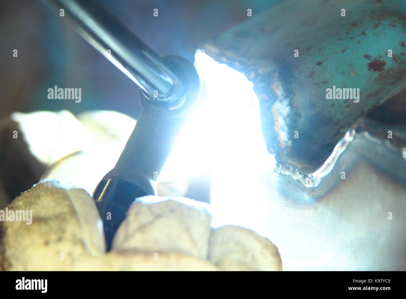 Beautiful welding shots Stock Photo - Alamy