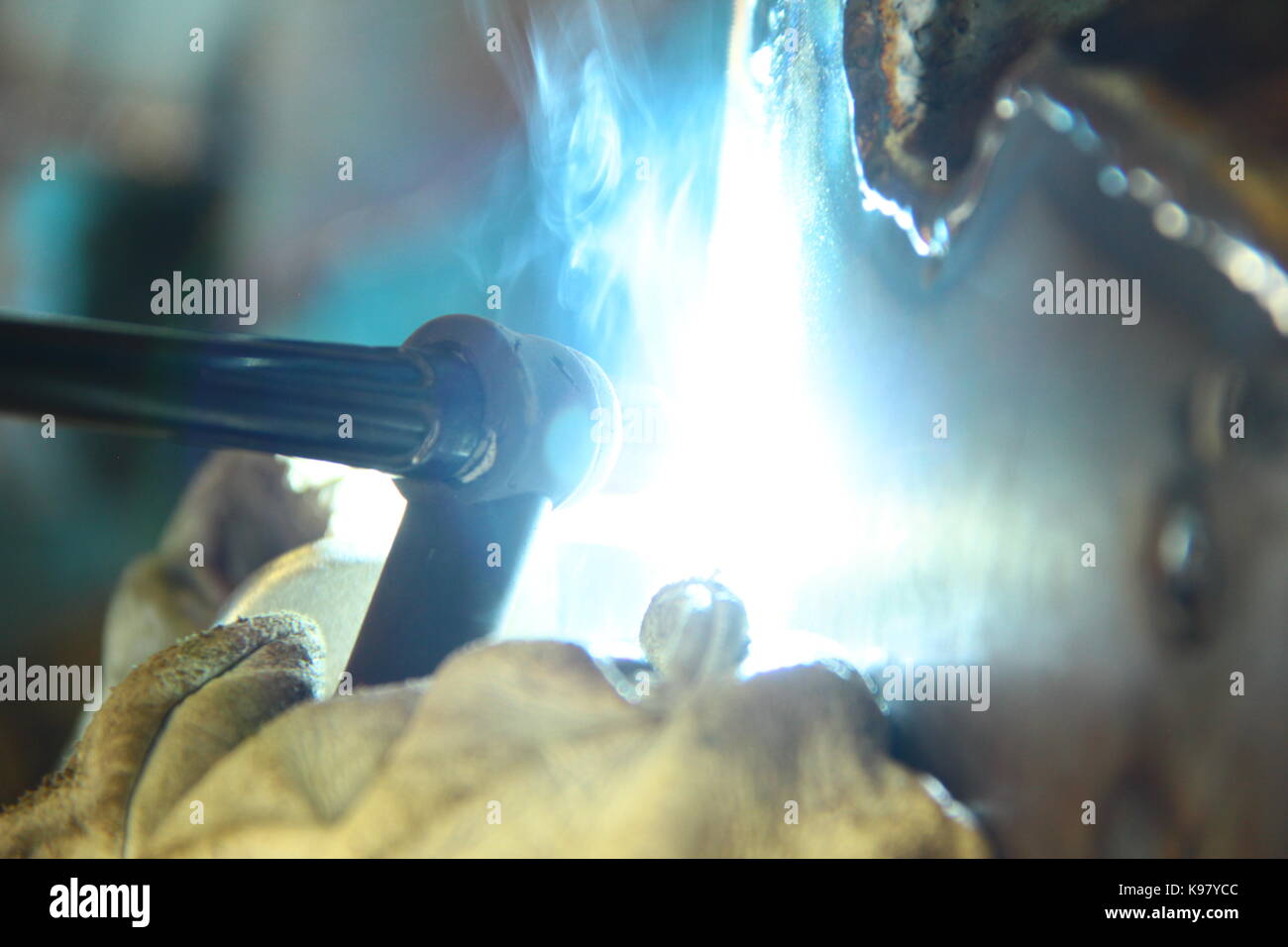 Beautiful welding shots Stock Photo - Alamy