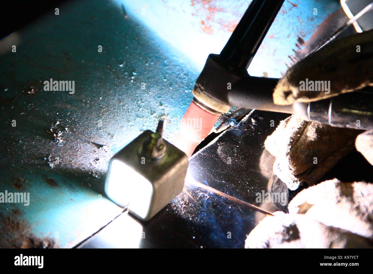 Beautiful welding shots Stock Photo - Alamy
