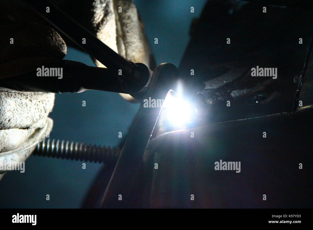 Beautiful welding shots Stock Photo - Alamy