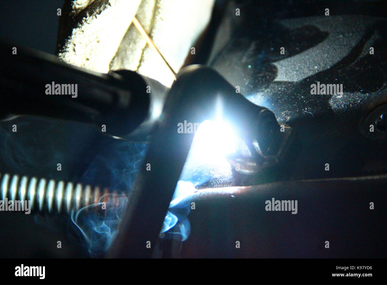 Beautiful welding shots Stock Photo - Alamy