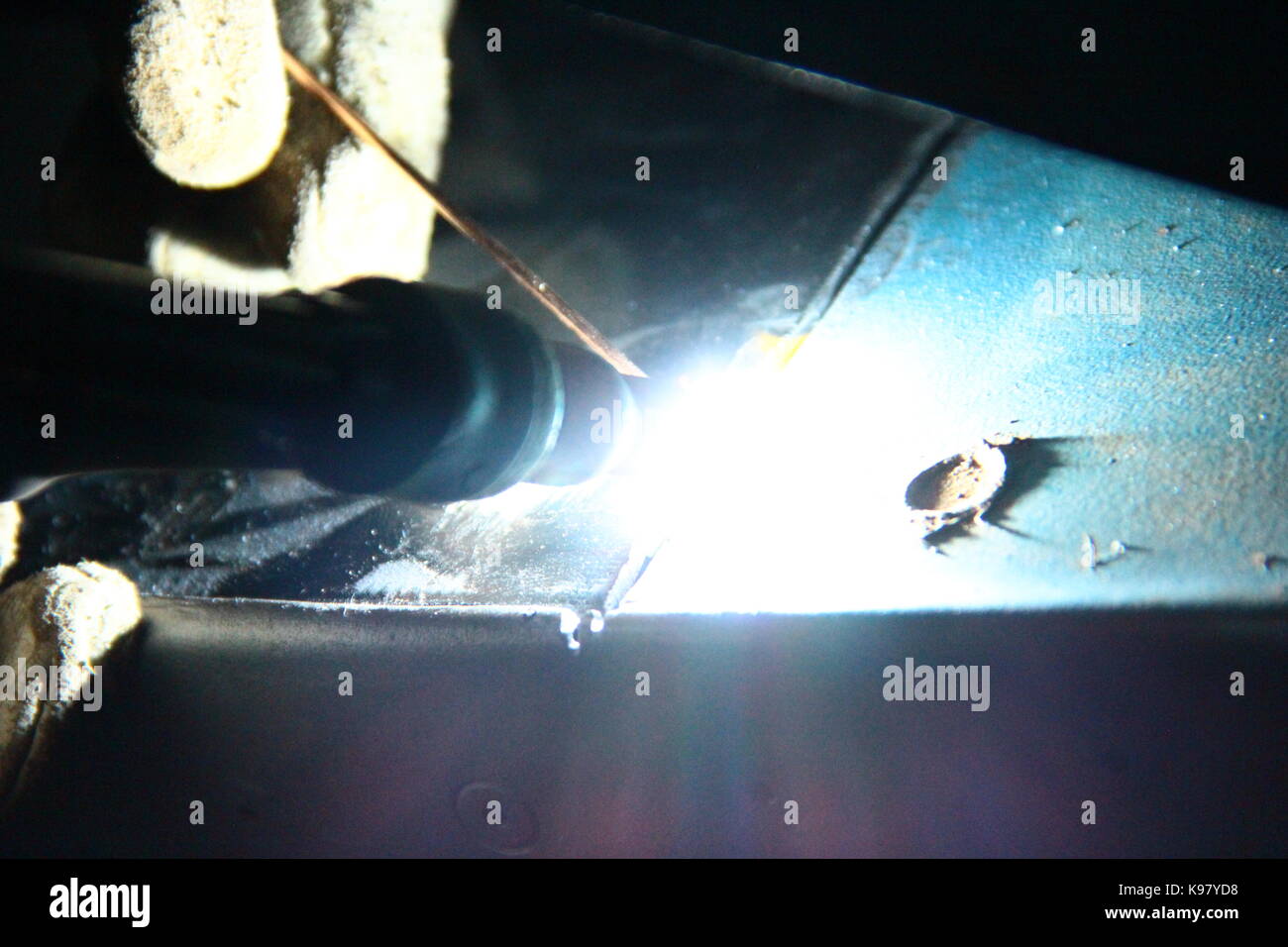 Beautiful welding shots Stock Photo - Alamy