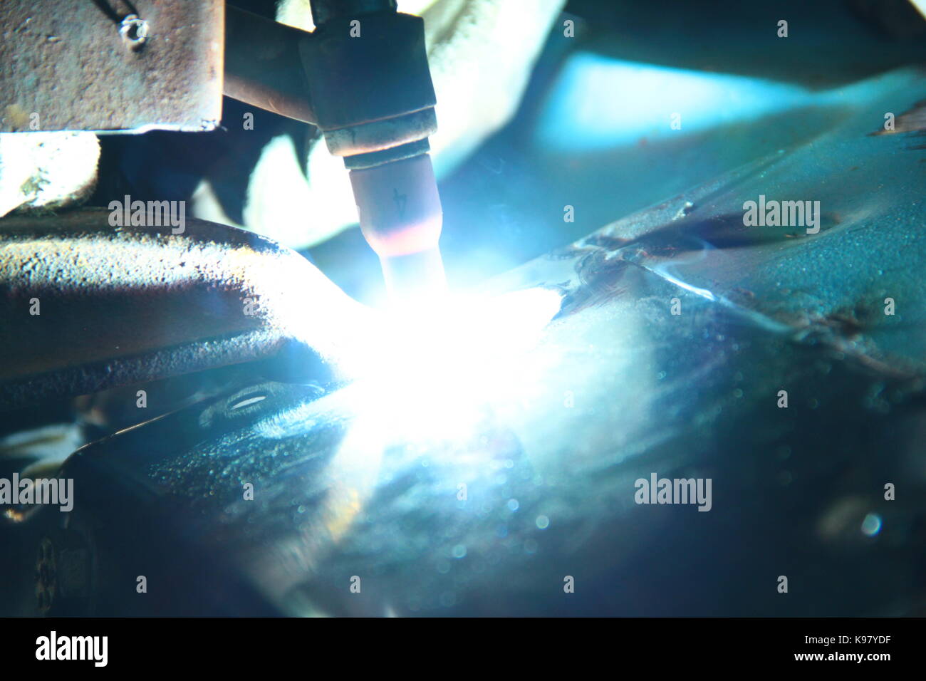 Beautiful welding shots Stock Photo - Alamy