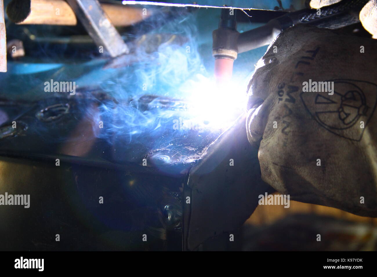 Beautiful welding shots Stock Photo - Alamy