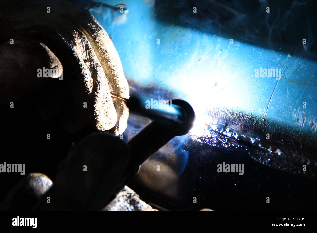 Beautiful welding shots Stock Photo - Alamy