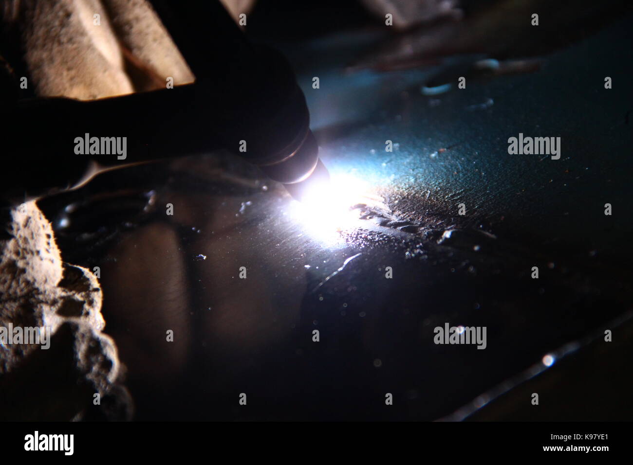 Beautiful welding shots Stock Photo - Alamy