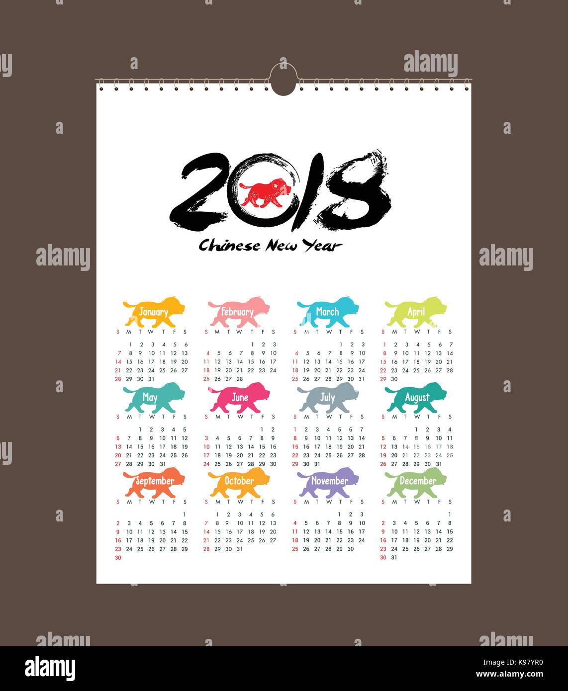 Chinese zodiac calendar 2018 60 photos - Astrologytoyou.com
