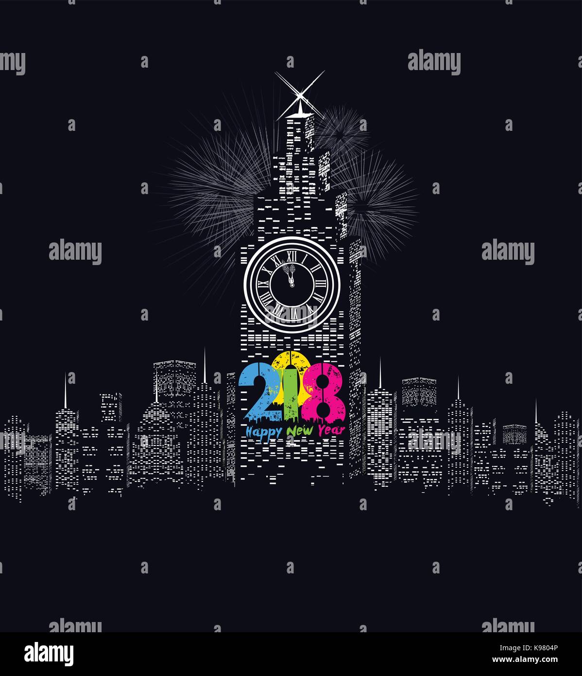 Deep snow 2018 Stock Vector Images - Alamy