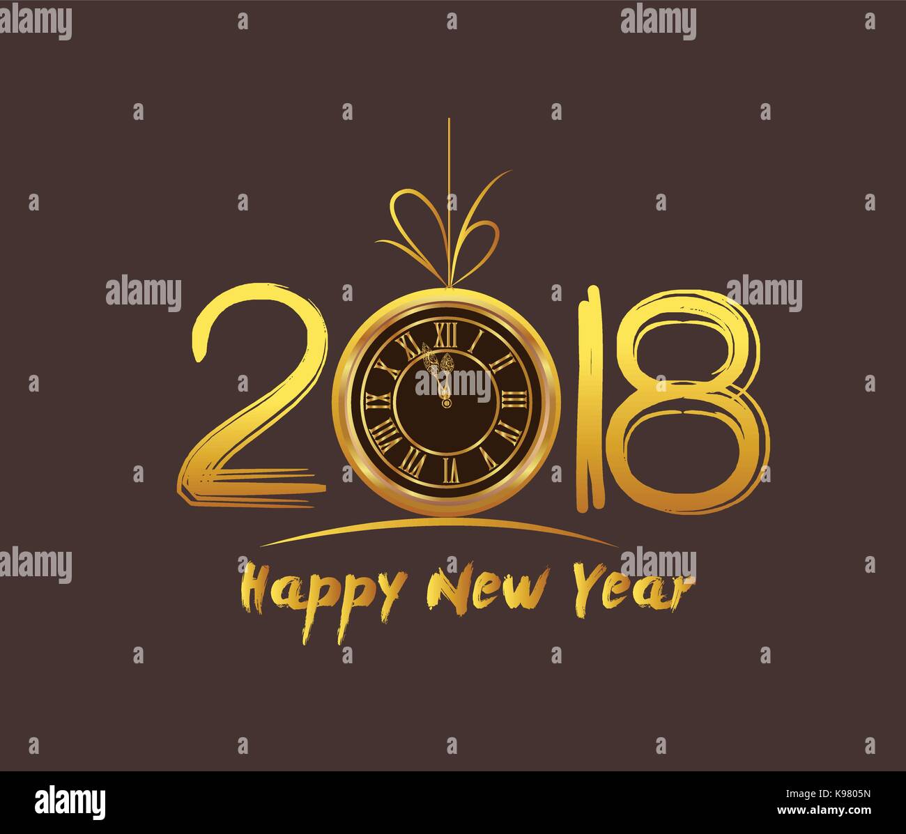 Festival clock Stock Vector Images - Alamy