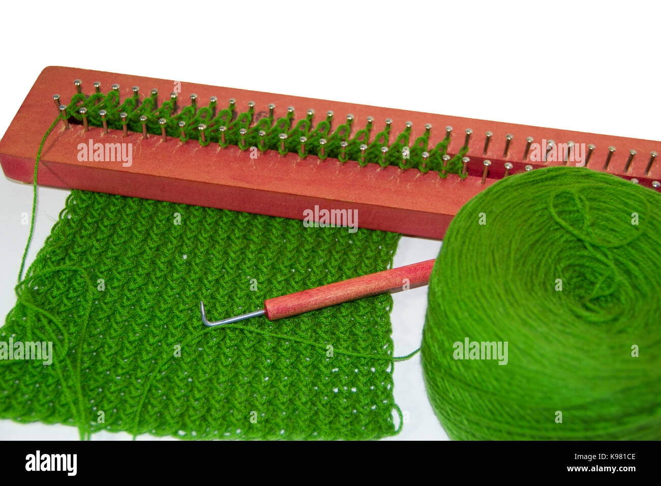 loom Maya, Aztec, frame, handmade fabric, colors on white background ...