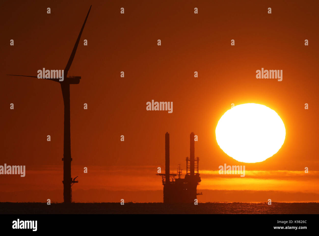 The Vole Au Vent platform which has been erecting a new windfarm for ...