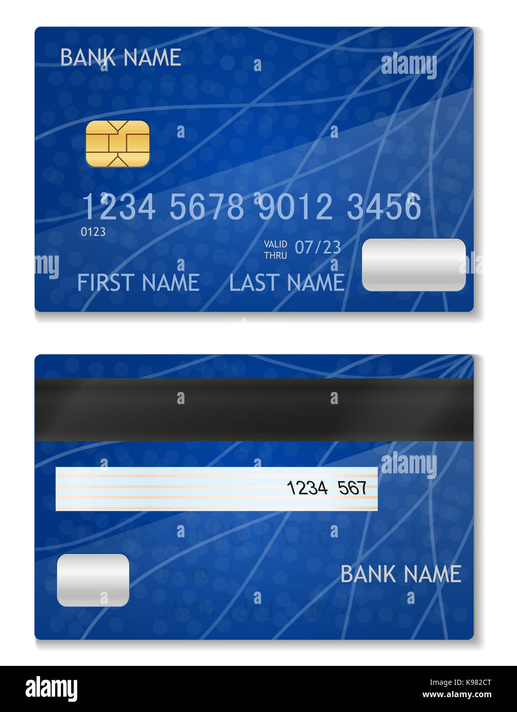 bank card stock vector illustration isolated on white background Stock ...