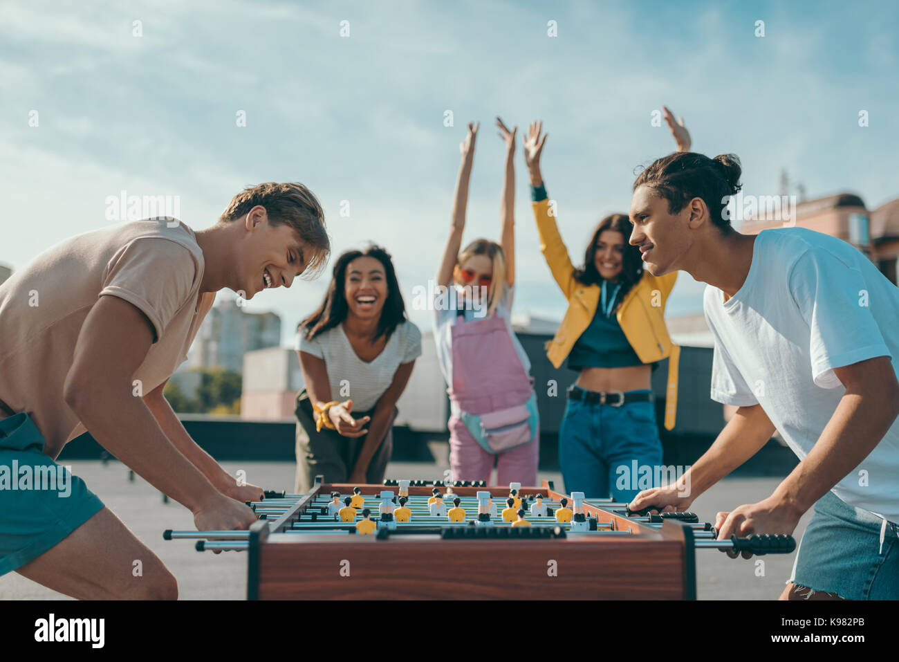 Foosball time hi-res stock photography and images - Alamy