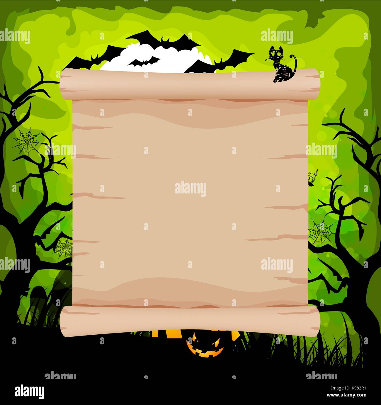 Haunted sign Stock Vector Images - Alamy