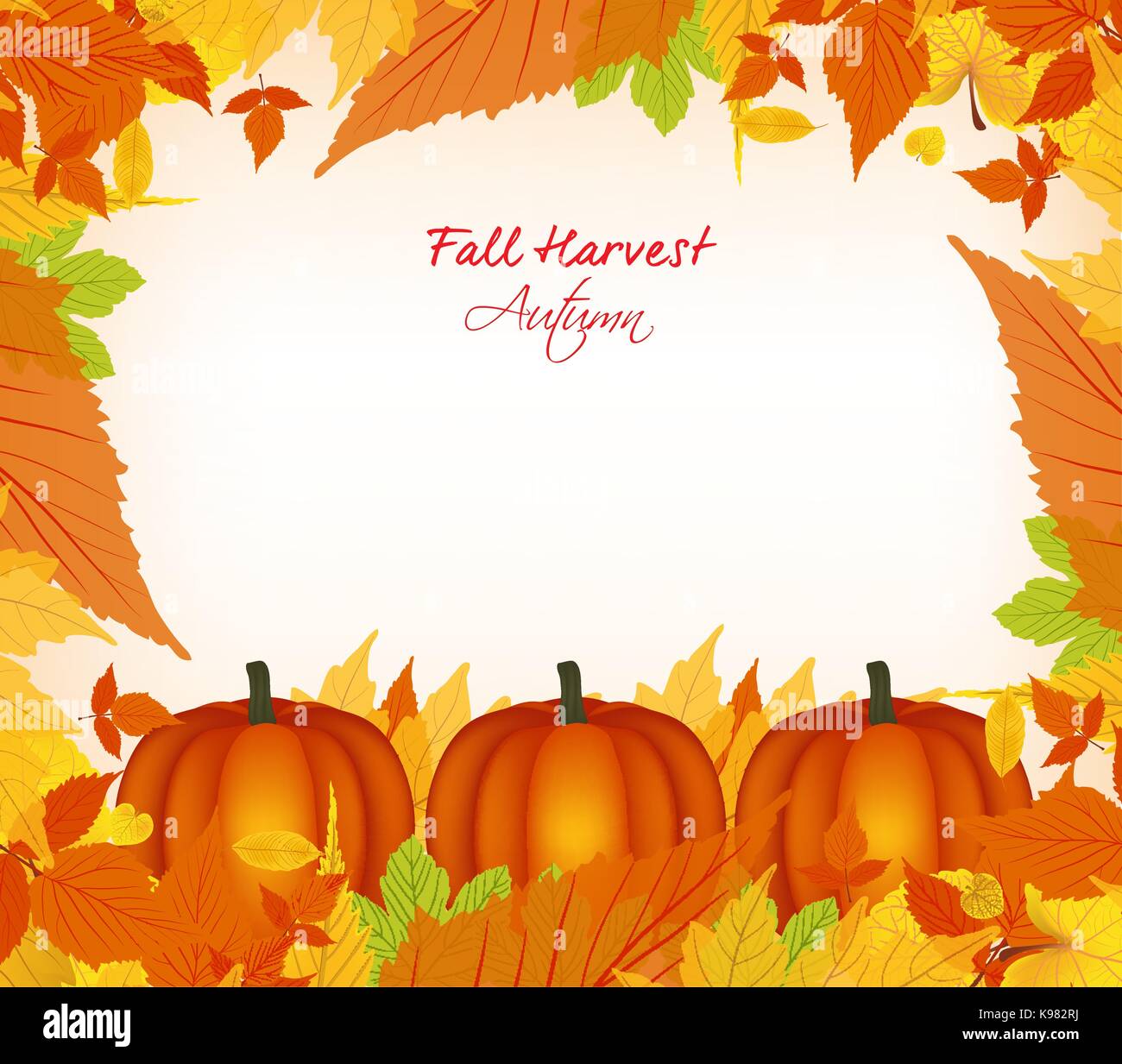 fall harvest background Stock Vector Image & Art - Alamy
