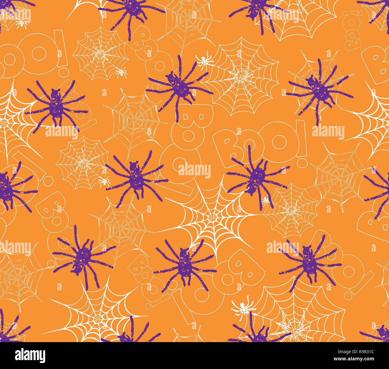 Scary black spider webs Stock Vector Images - Alamy