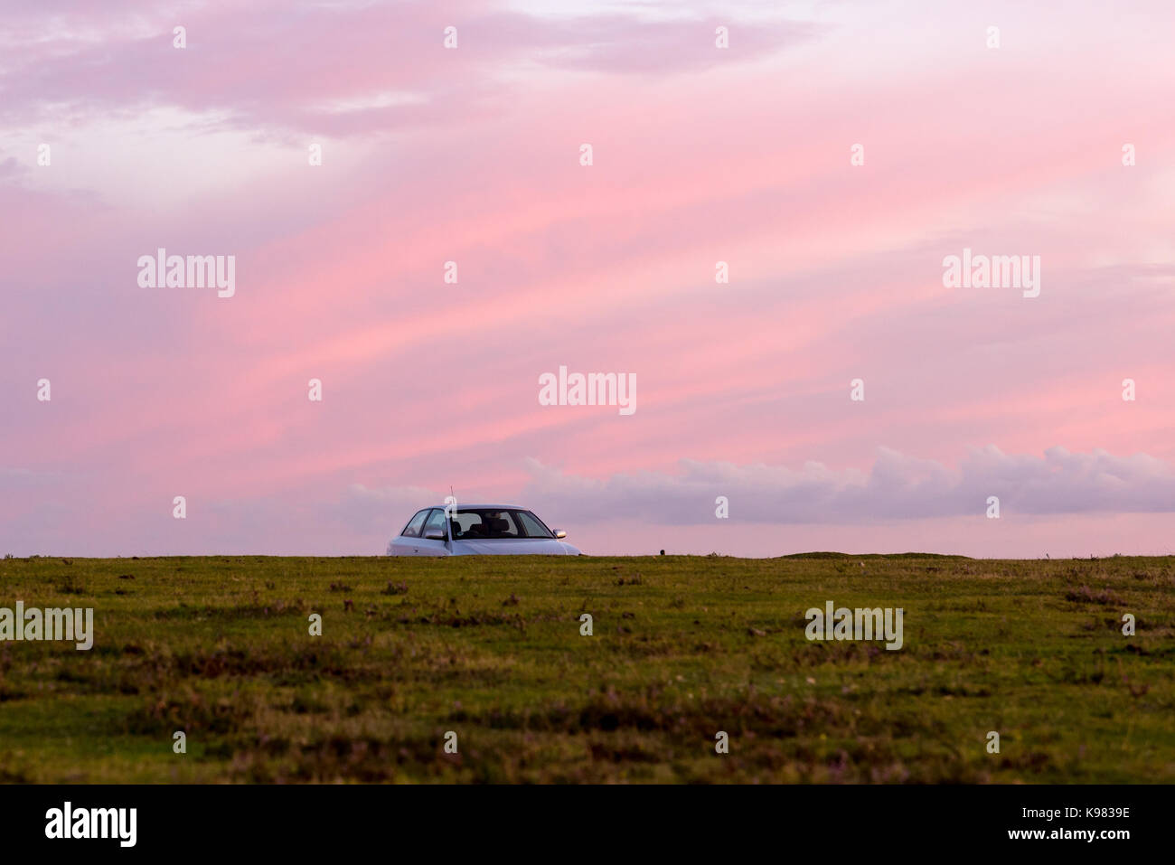 Silver hatchback car hi-res stock photography and images - Alamy