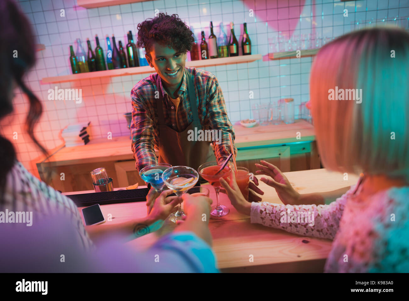 American barman hi-res stock photography and images - Alamy