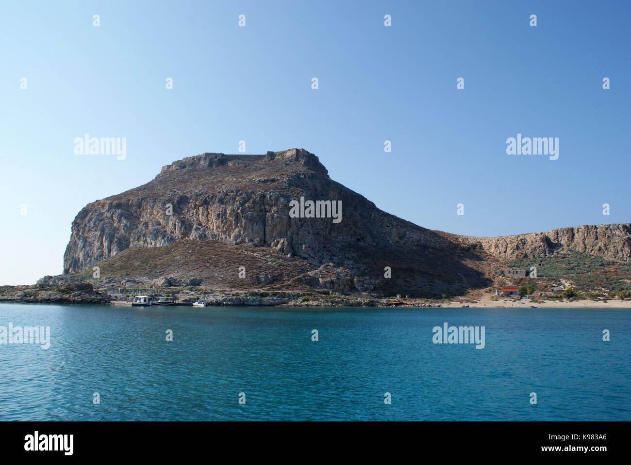 Island of Imeri Gramvousa, Crete, Greece Stock Photo - Alamy