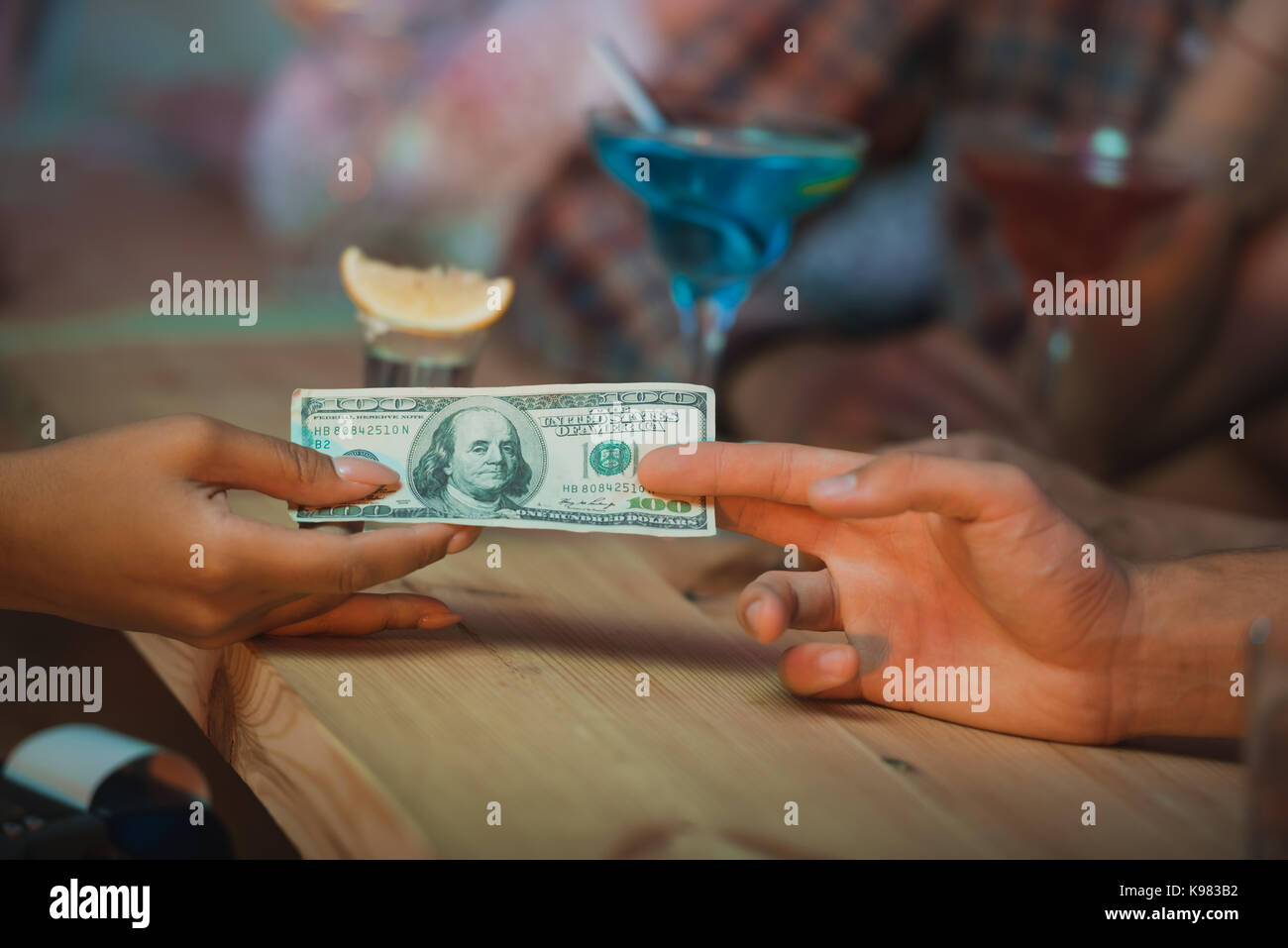Bar money hi-res stock photography and images - Alamy