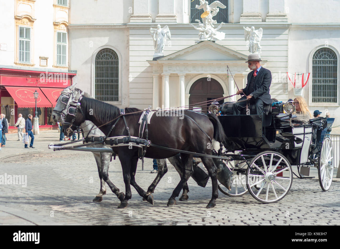 Horse drawn carriage castle hi-res stock photography and images - Alamy