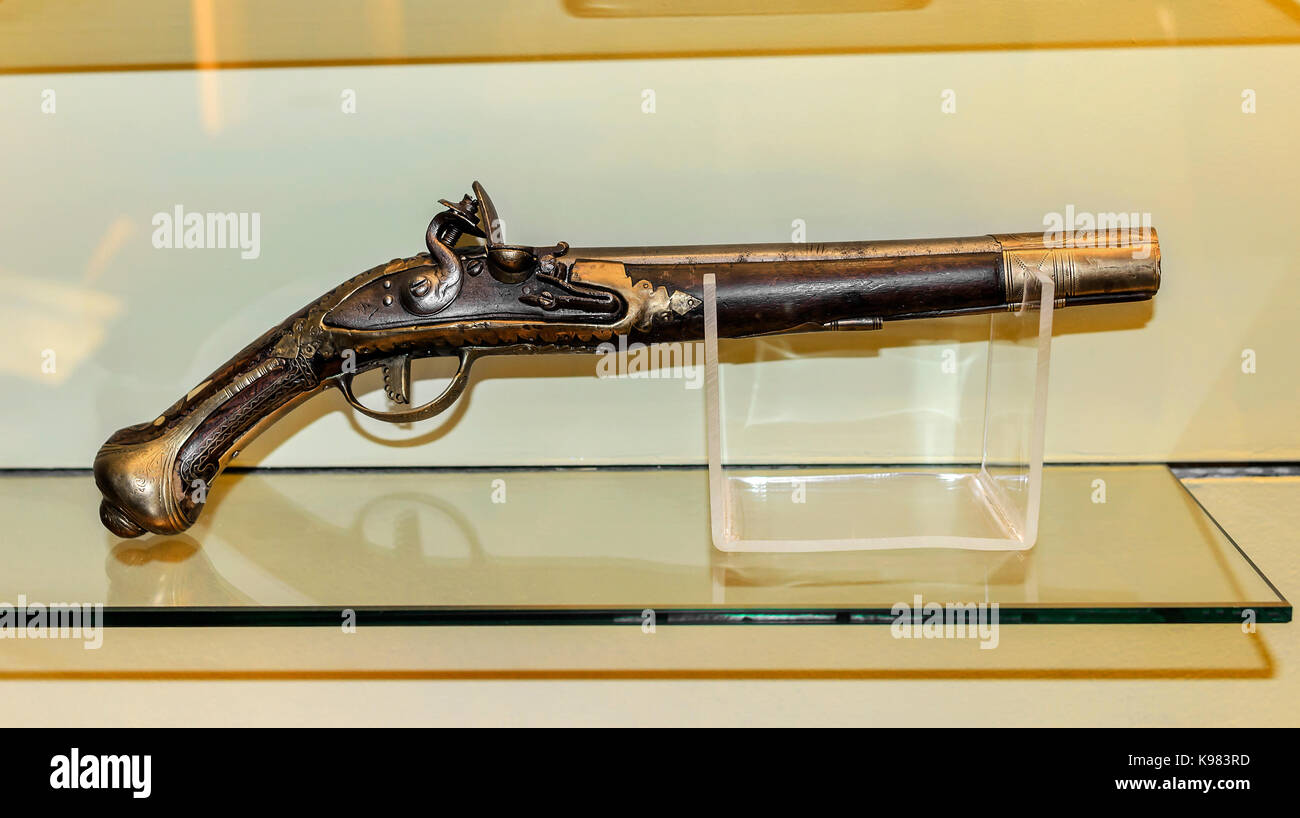 Old musket in the museum Stock Photo - Alamy