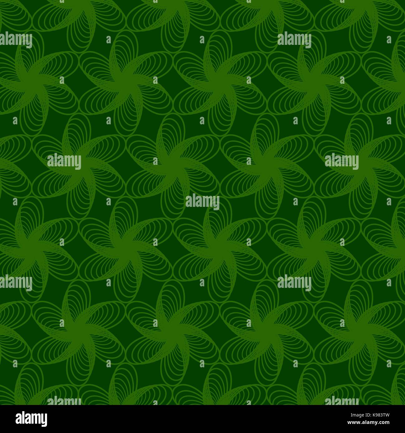 Floral Green Line Pattern Stock Vector Image & Art - Alamy