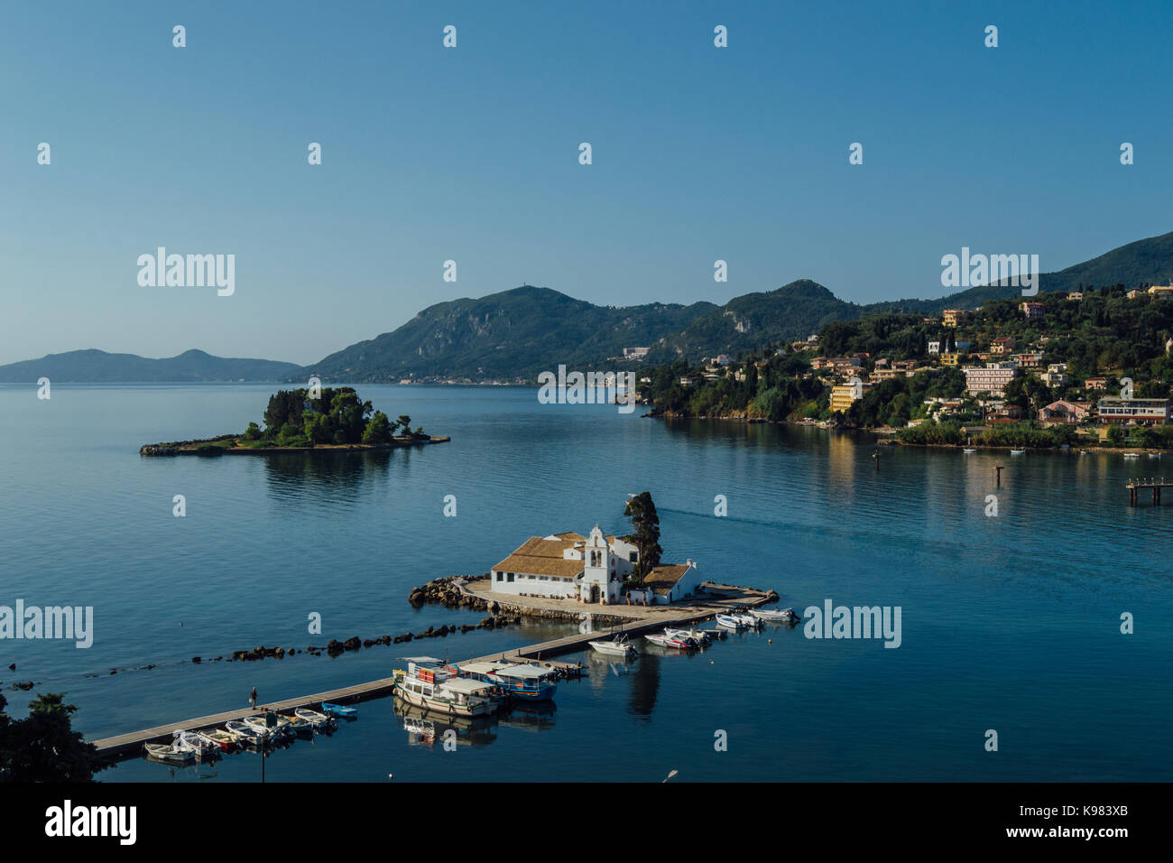 Corfu city aerial view hi-res stock photography and images - Alamy