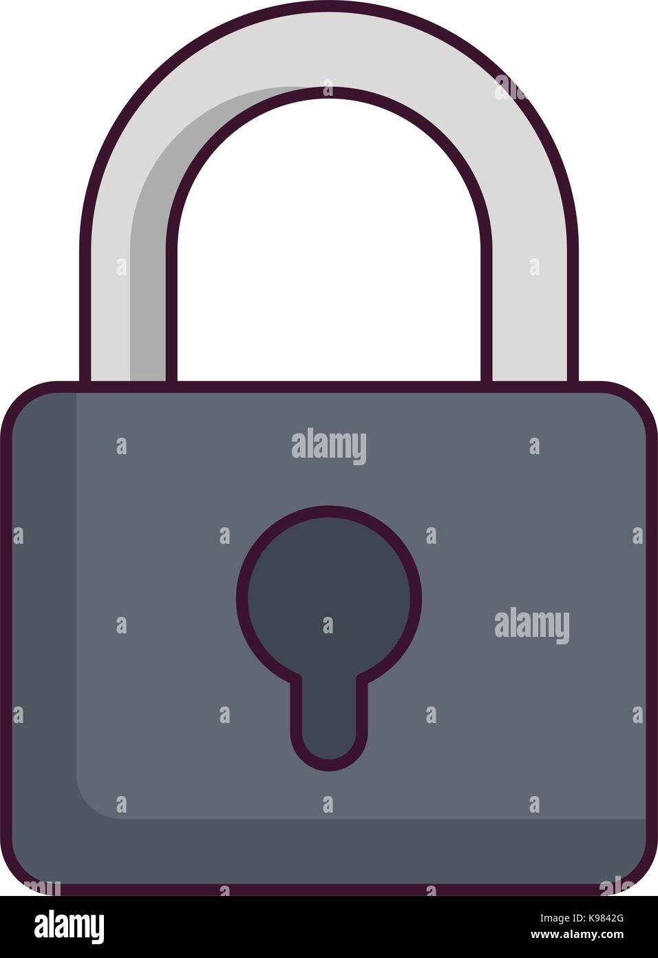 security padlock icon Stock Vector Image & Art - Alamy