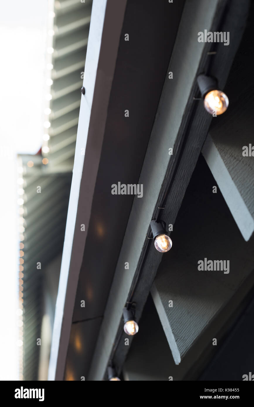 Close-up of lighting on roof Stock Photo - Alamy