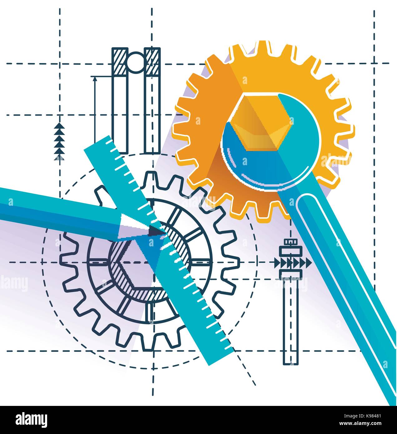 Final stages of construction Stock Vector Images - Alamy