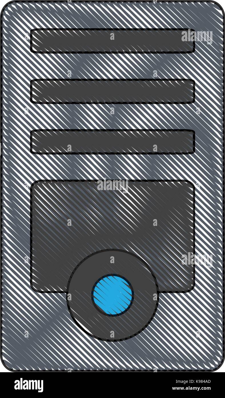 computer tower icon Stock Vector Image & Art - Alamy