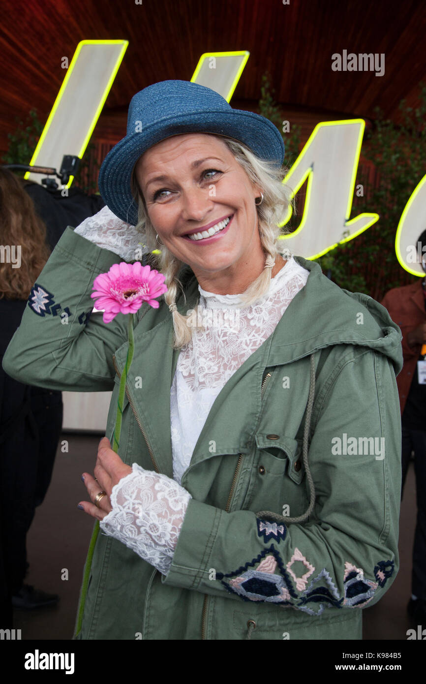 TINA AHLIN Swedish singer and song writer 2017 Stock Photo - Alamy