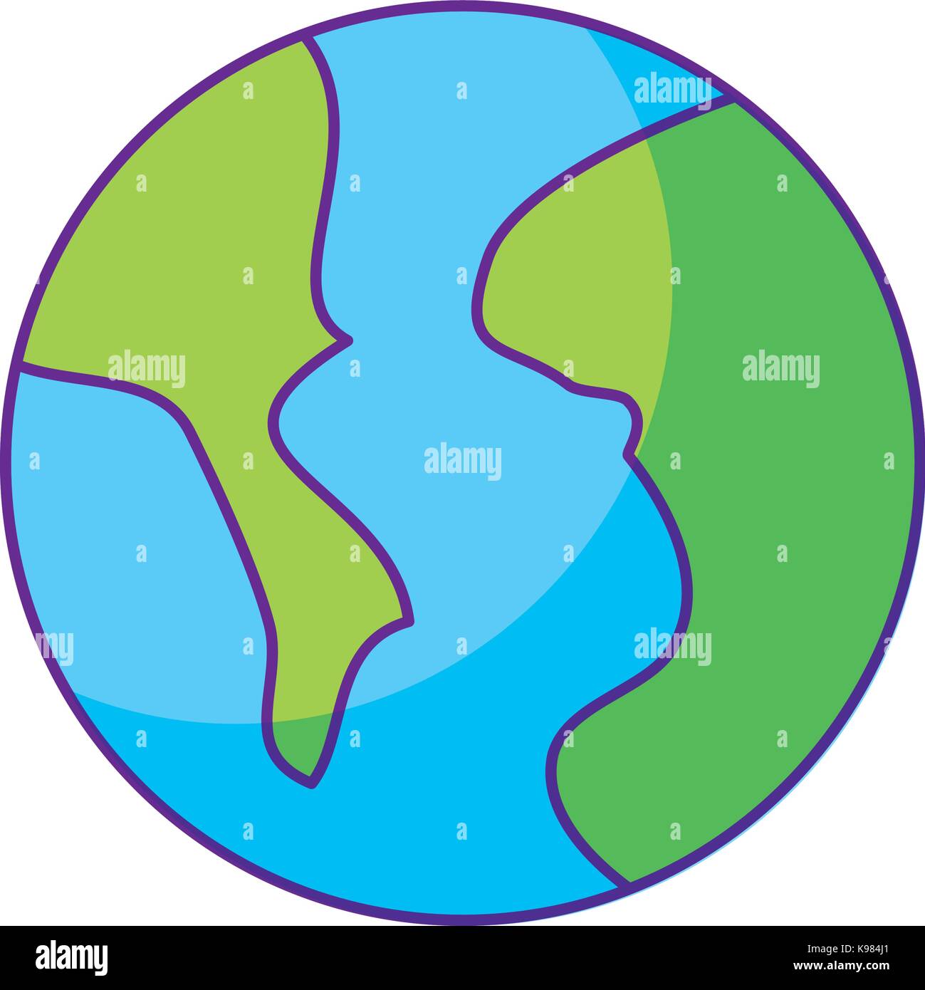 planet earth world system solar icon Stock Vector Image & Art - Alamy