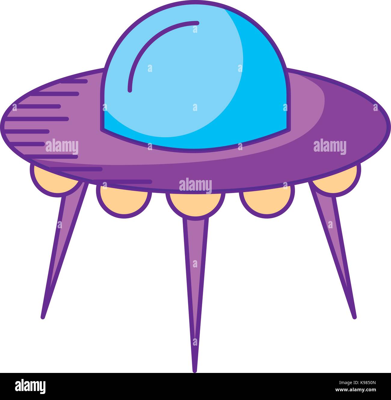 ufo flying saucer technology science transport Stock Vector Image & Art ...