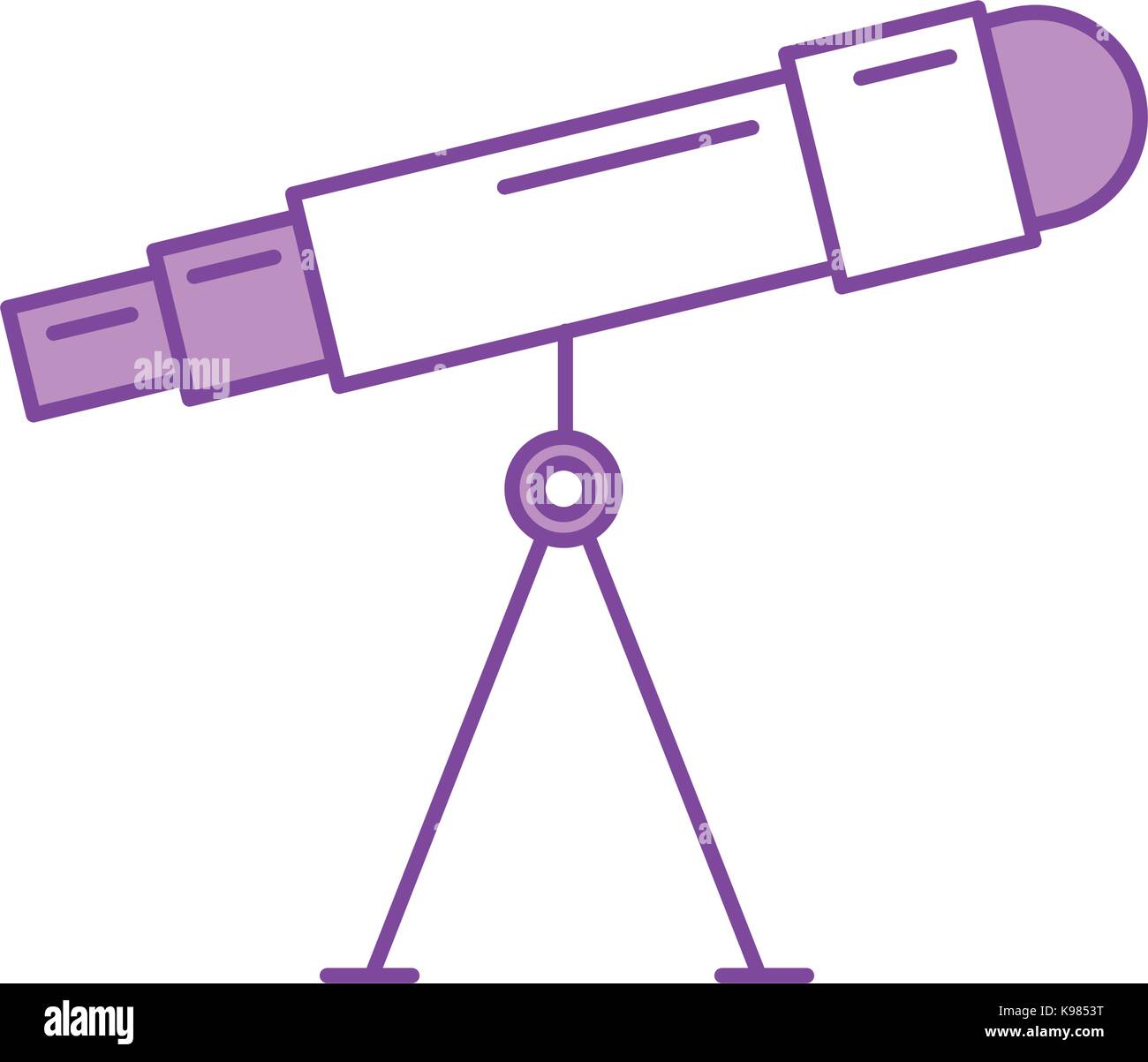 Space telescope observation system Stock Vector Images - Alamy